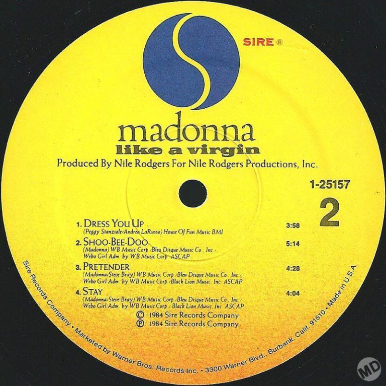 «LIKE A VIRGIN» – DIVINA MADONNA