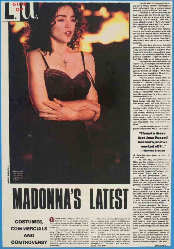 «LIKE A PRAYER» – DIVINA MADONNA