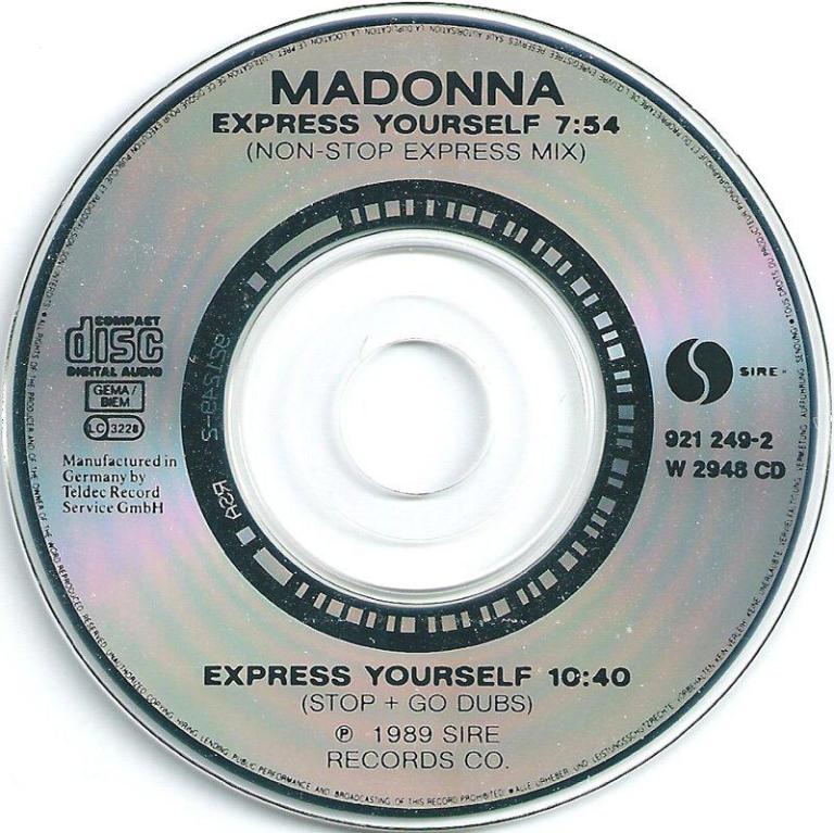 «EXPRESS YOURSELF» – DIVINA MADONNA