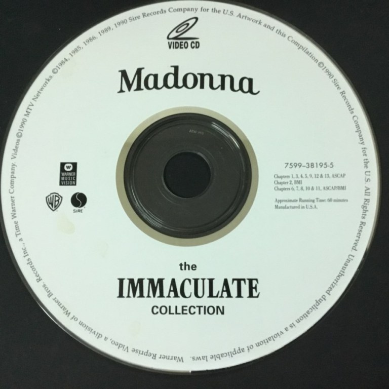 MUSIC: «THE IMMACULATE COLLECTION» VIDEO – DIVINA MADONNA