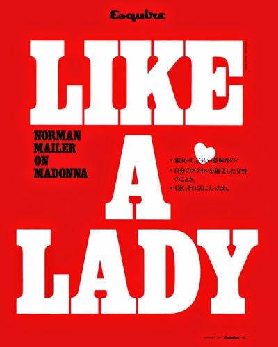 ON THE COVER: «ESQUIRE» (JAPON) – NOVIEMBRE 1994 – DIVINA MADONNA