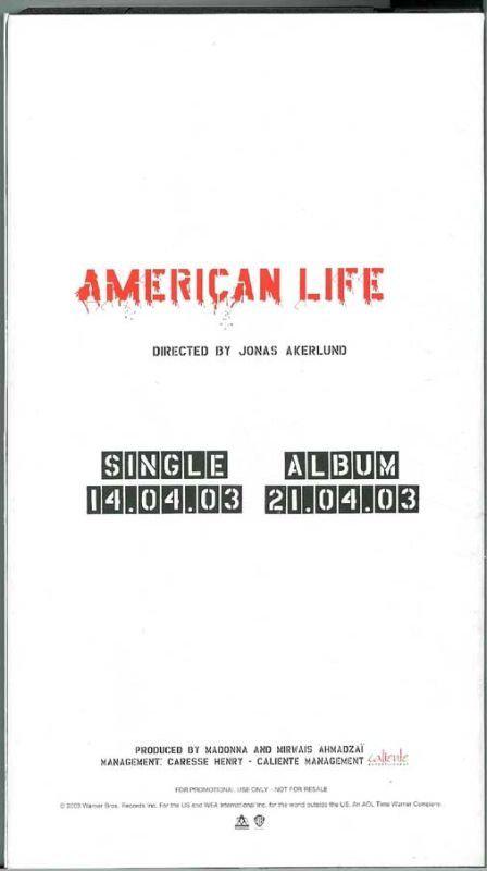 «AMERICAN LIFE» – DIVINA MADONNA