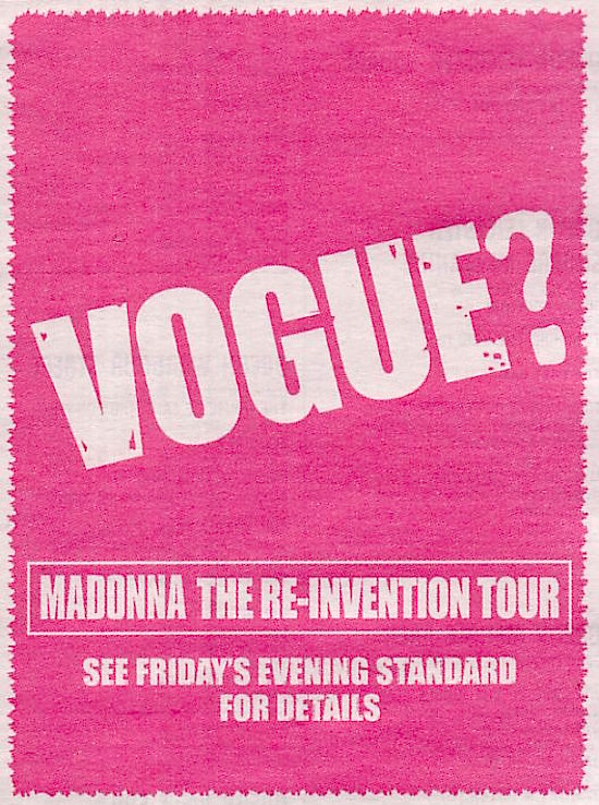 «THE RE-INVENTION TOUR» – DIVINA MADONNA