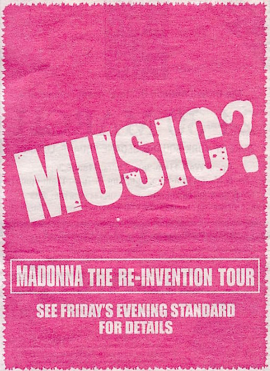 «THE RE-INVENTION TOUR» – DIVINA MADONNA
