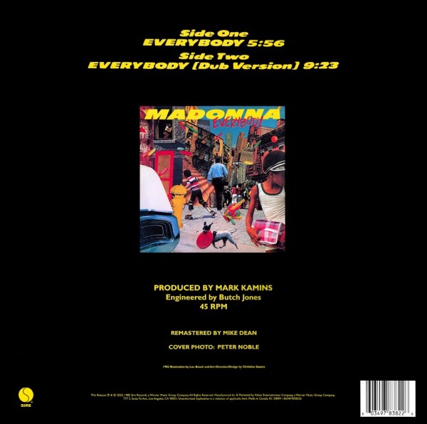 «EVERYBODY» ANNIVERSARY RE-ISSUE – DIVINA MADONNA