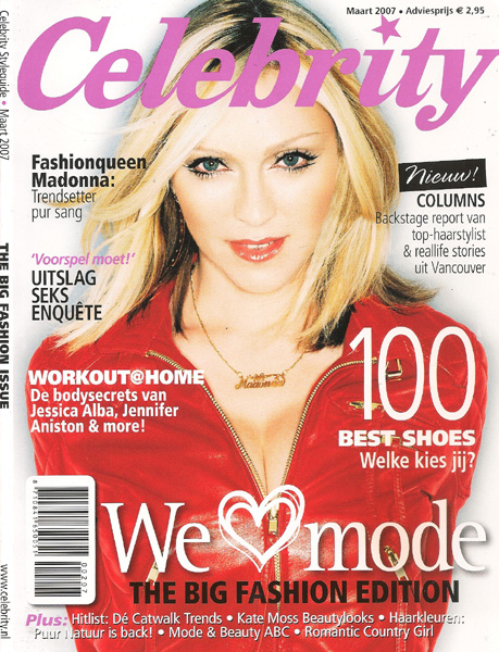 ON THE COVER: «CELEBRITY» (DINAMARCA) – MARZO 2007 – DIVINA MADONNA