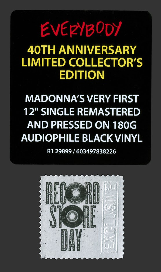 «EVERYBODY» ANNIVERSARY RE-ISSUE – DIVINA MADONNA