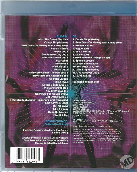 «THE STICKY AND SWEET TOUR» (ALBUM) – DIVINA MADONNA